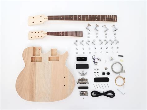 Double Neck Style Diy Electric Guitar Kit — Guitar Kit Shop