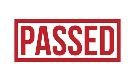 Passed Stamp