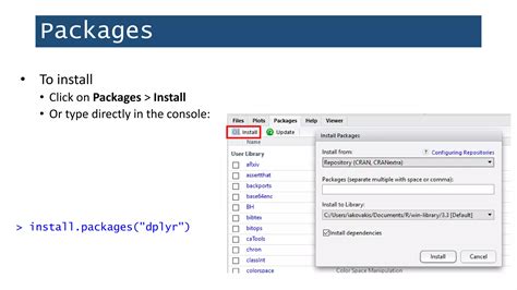 1 r for libraries session 2 data exploration pptx databases computer software and applications