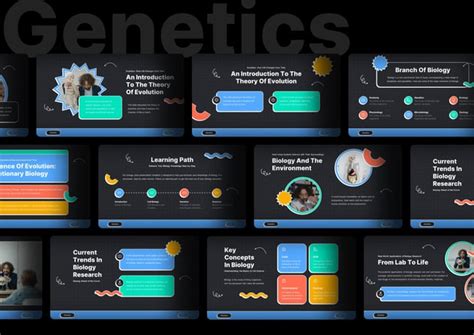 Genetics Biology Powerpoint Presentation Incl Biology And Education Envato