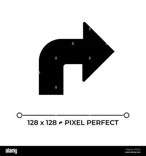 Right Arrow Black Glyph Icon Stock Vector Image And Art Alamy