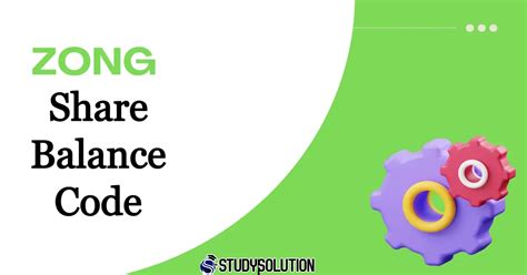 How To Share Zong To Zong Balance Code 2024 StudySolution