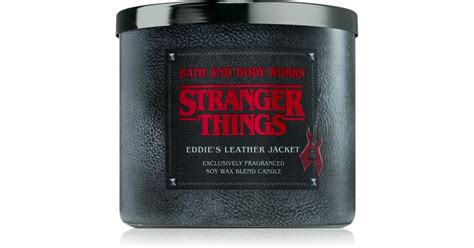 Bath And Body Works Stranger Things Eddies Leather Jacket Duftkerze