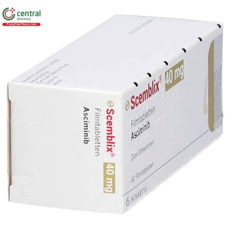 Thuốc Scemblix 40mg Asciminib điều Trị Bệnh Bạch Cầu Tủy Mạn Tính