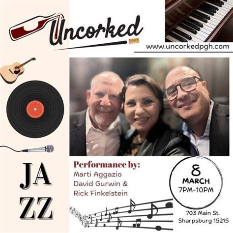 Marti Aggazio And Friends Uncorked Jazz Club Sharpsburg — Wzum Jazz