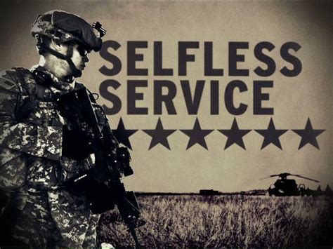 Army Values Are What Make Soldiers Armystrong Selfless Service 7