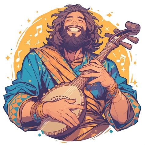 Premium Vector Pakistani Man In Traditional Qawwali Singers Outfit