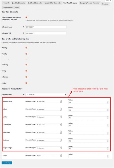 Sumo Woocommerce Dynamic Pricing Discounts