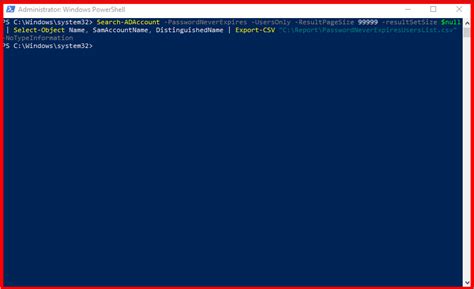 Active Directory Output And Removal Of Password Never Expire” User Accounts Systemconf
