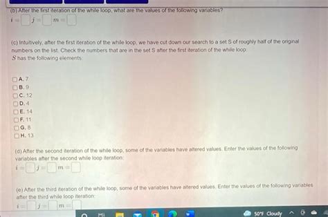 Solved Procedure Binary Search X Integer A A