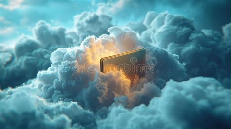 Secure File Sharing In The Cloud Stock Illustration Illustration Of