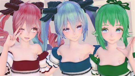 Mmd Tda Miku Teto Gumi By Aguten On Deviantart