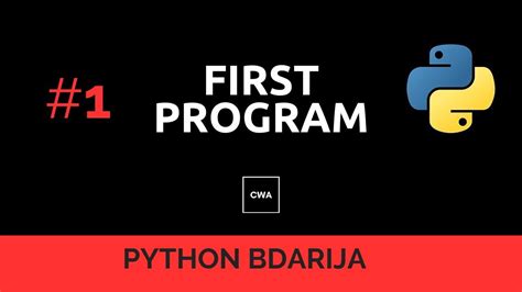 Installing Python And Writing Your First Program Learn In Darija Youtube