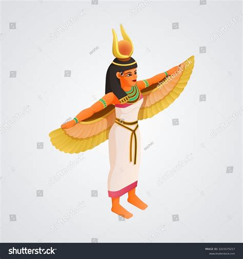 Great Ennead Ancient Egypt Illustration Vector Stock Vector Royalty Free 2223175217 Shutterstock