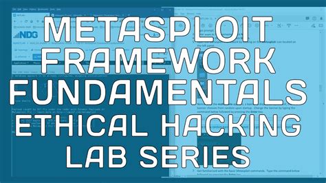 ethical hacking netlab 03 metasploit framework fundamentals youtube
