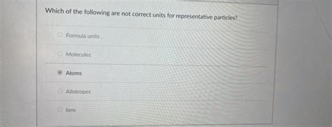Solved Which Of The Following Are Not Correct Units For Chegg