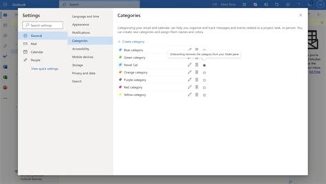 How To Make Categories Visible On Microsoft Outlook Sidebar