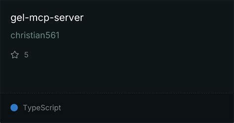 Gel Database Mcp Server Glama