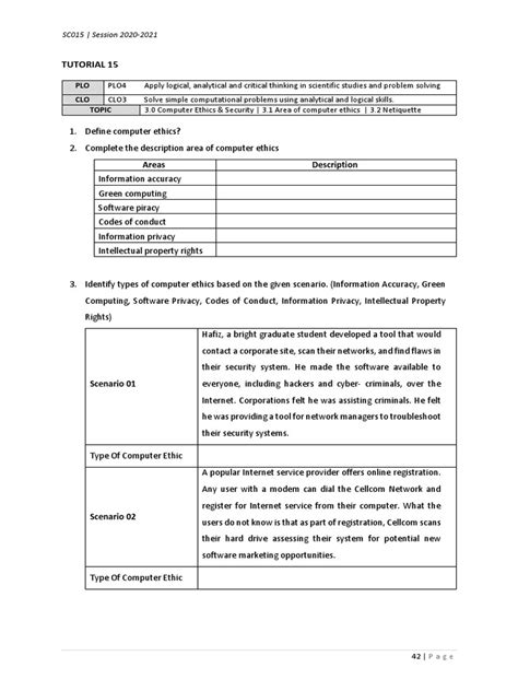 Tutorial 15 Pdf Computer Security Security
