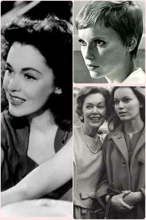 Maureen O Sullivan And Daughter Mia Farrow