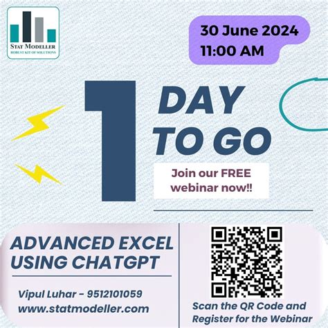 stat modeller on linkedin excel webinar chatgpt dataanalysis productivity…