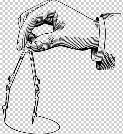 Praying Hands Drawing Compass Png Clipart Angle Arm Black And White