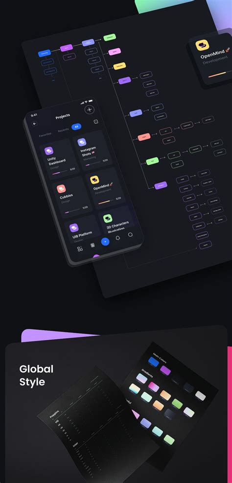 behance for you app interface design ios ui productivity apps