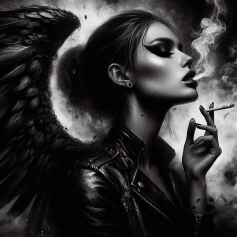 Download Ai Generated Angel Smoking Royalty Free Stock Illustration Image Pixabay