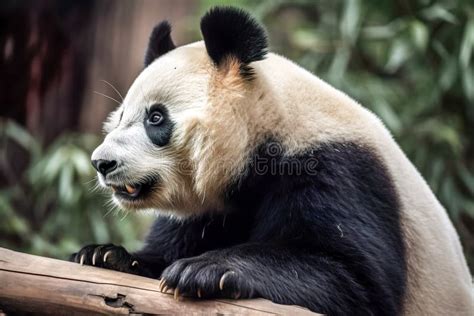 Giant Panda In Chengdu Generative Ai Stock Illustration Illustration