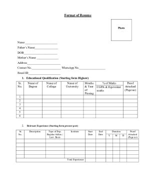 Fillable Online JEE Main Application Form Form Correction Fax