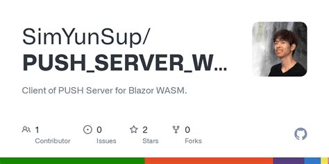 Blazor Wasm 예제 Push Server Frontend 🙋 내가 만들었어요 닷넷데브