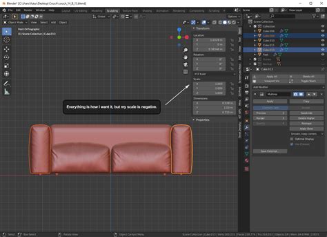 Modeling Non Destructive Mirror Of A Multires Modifier Sculpt