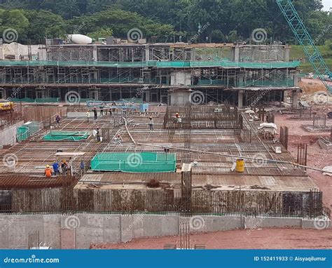 Building Substructure And Super Structure Under Construction Using The