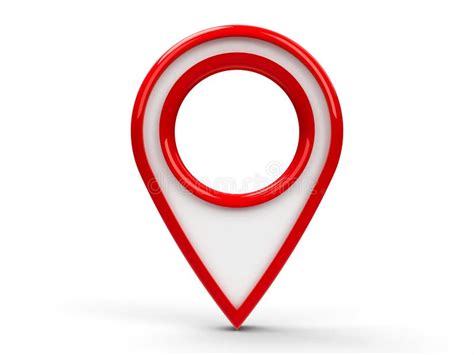 red map pointer 2 stock illustration illustration of marker 79321213