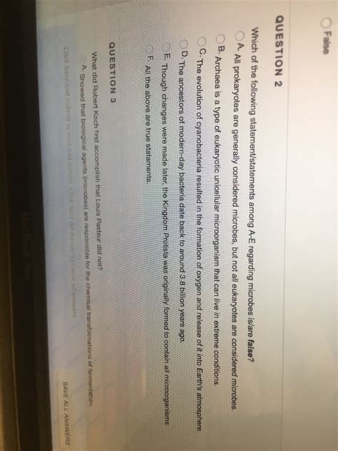 Solved Which Of The Following Statementstatements Among A E