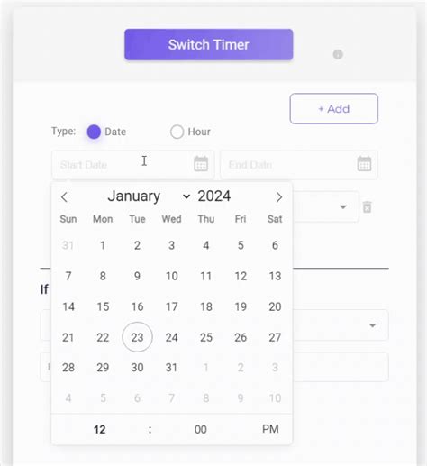 Switch Timer Voitex Knowledge Base