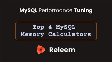 What Are Mysql Memory Calculators Releem Posted On The Topic Linkedin