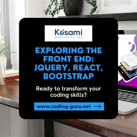 Learn Front End Libraries With Jquery React And Bootstrap Kosami