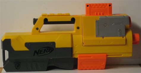 Nerf N Strike Deploy Soft Dart Gun Blaster Yellow With 6 Round Magazine