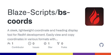 Github Blaze Scriptsbs Coords A Sleek Lightweight Coordinate And