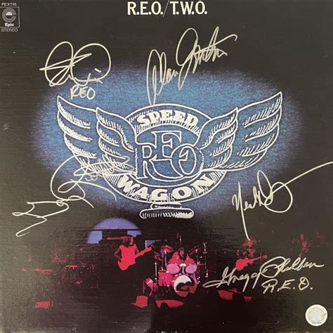 Reo Speedwagon Signed Two Album