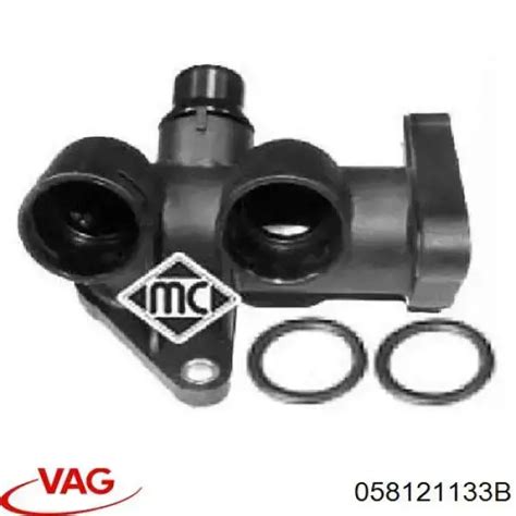 058121133B VAG фланец системы охлаждения (тройник)