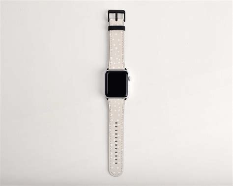 Light Nude With White Spots Apple Watch Band Mm Mm Mm Etsy
