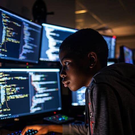 Free Focused Coding Session Image Download At Stockcake