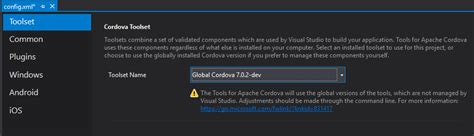 Visual Studio Tools For Apache Cordova Version Issue Stack Overflow