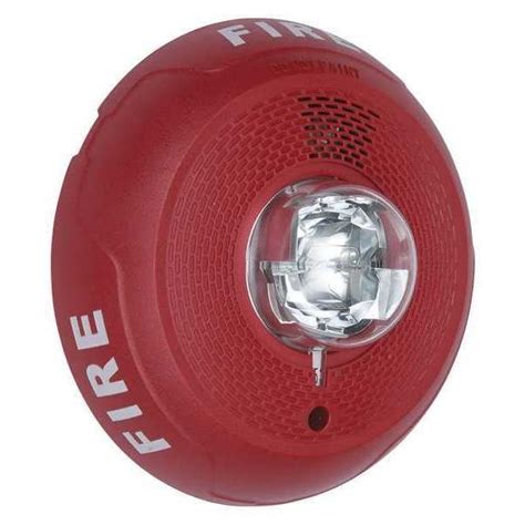System Sensor Horn Strobe Horn Strobe Red Pc2rl Zoro