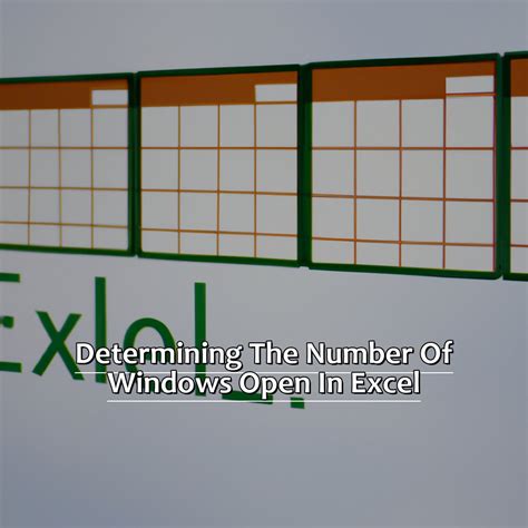 Determining How Many Windows Are Open In Excel MTNH Anders Fogh