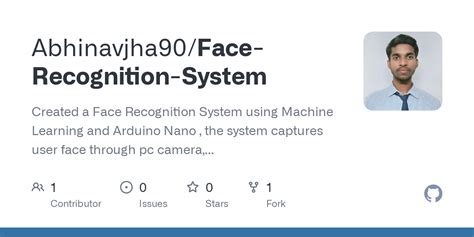 Github Abhinavjha90face Recognition System Created A Face