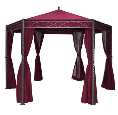 ᐉ Намет садовий із москітною сіткою 2 7x3 5x3 5 м Бордовий 11100234 • Краща ціна в Києві
