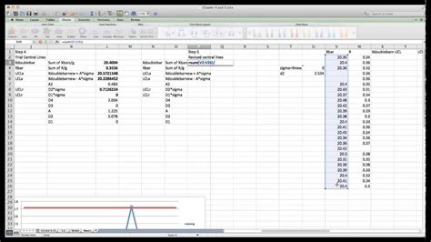 xbar and r chart excel template